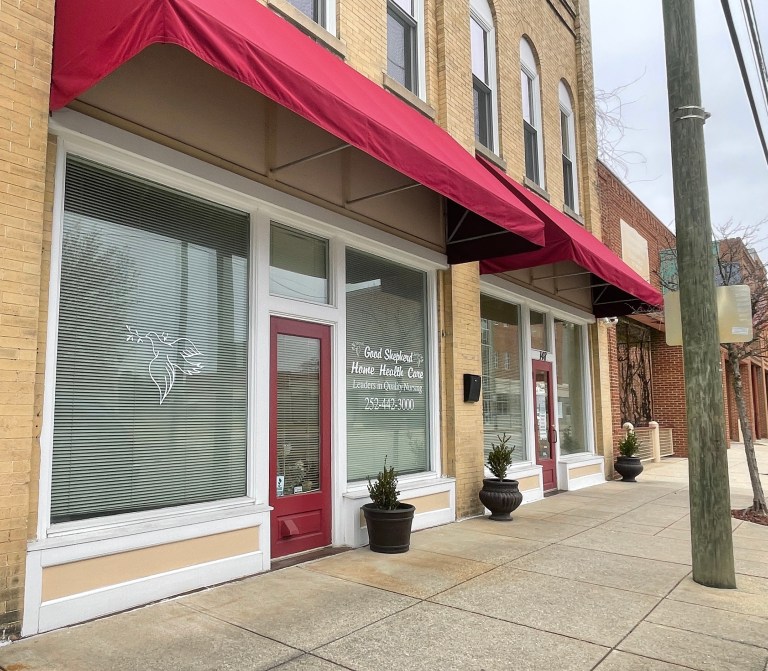 Taking The Long View of Main Street Rocky Mount, NC That Includes The ...