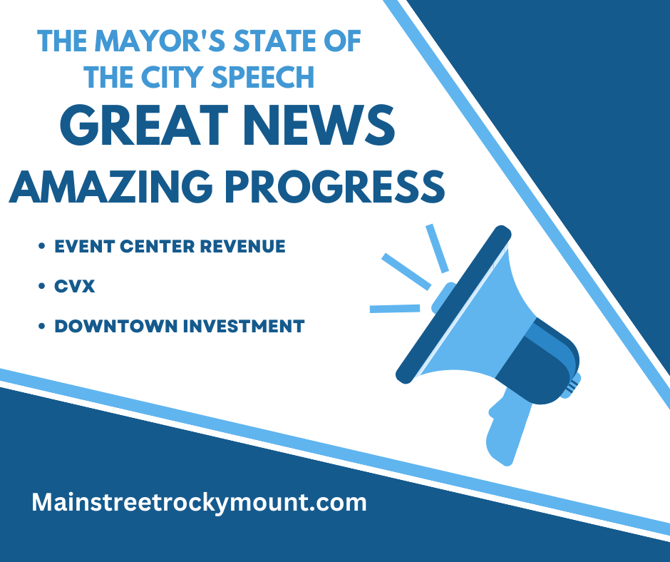 Mayor Gives State of the City Speech – Main Street Rocky Mount