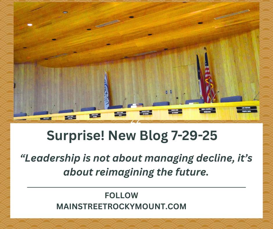 Stepheny Pops Up – Surprise Blog – Main Street Rocky Mount